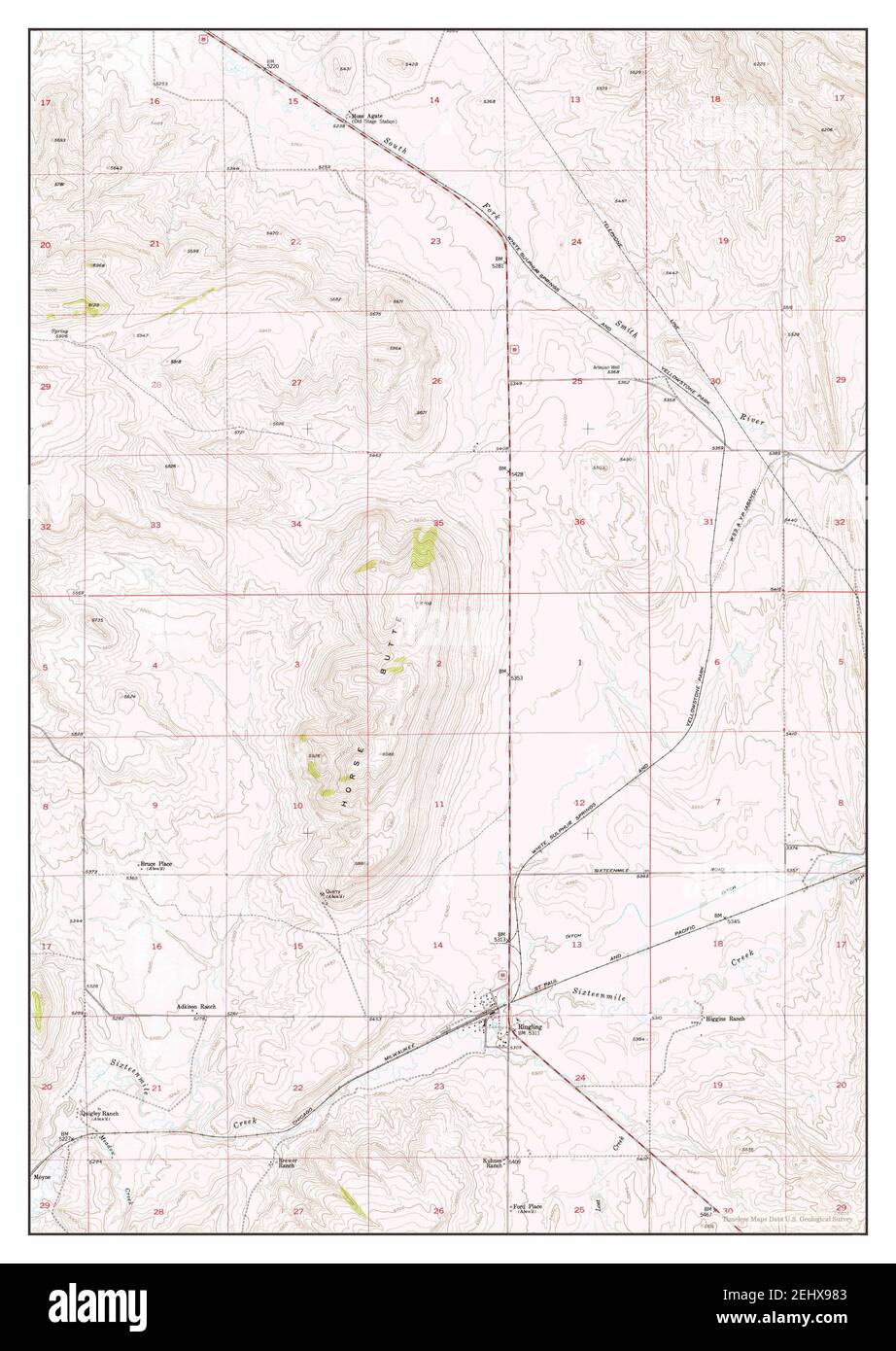 Ringling map Cut Out Stock Images & Pictures - Alamy