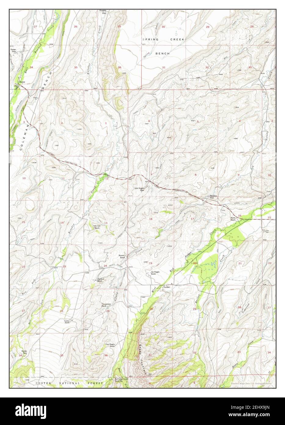Roscoe, Montana, map 1956, 1:24000, United States of America by ...