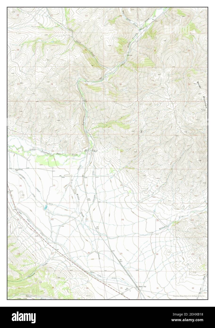 Silver City, Montana, map 1962, 1:24000, United States of America by ...