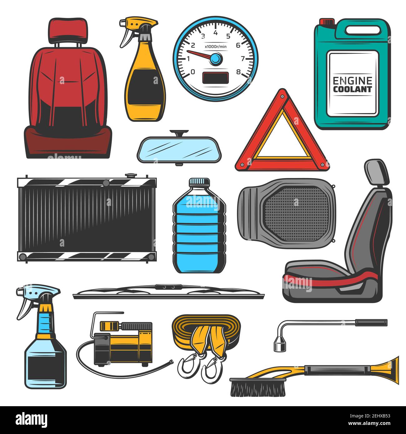 Car coolant bottle Stock Vector Images - Alamy