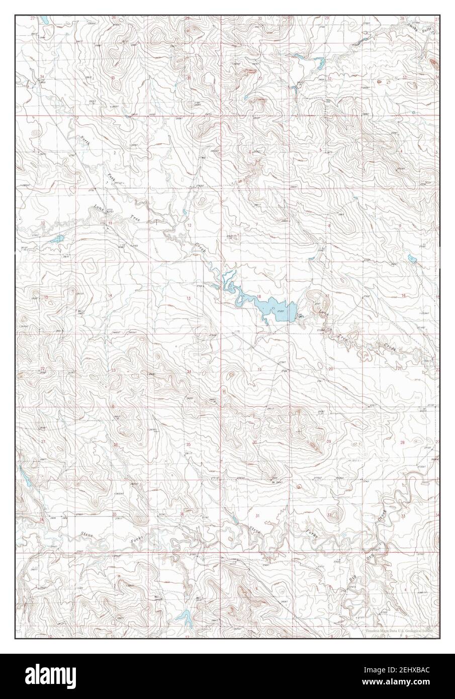 Smoky Butte Creek, Montana, map 1983, 1:24000, United States of America ...