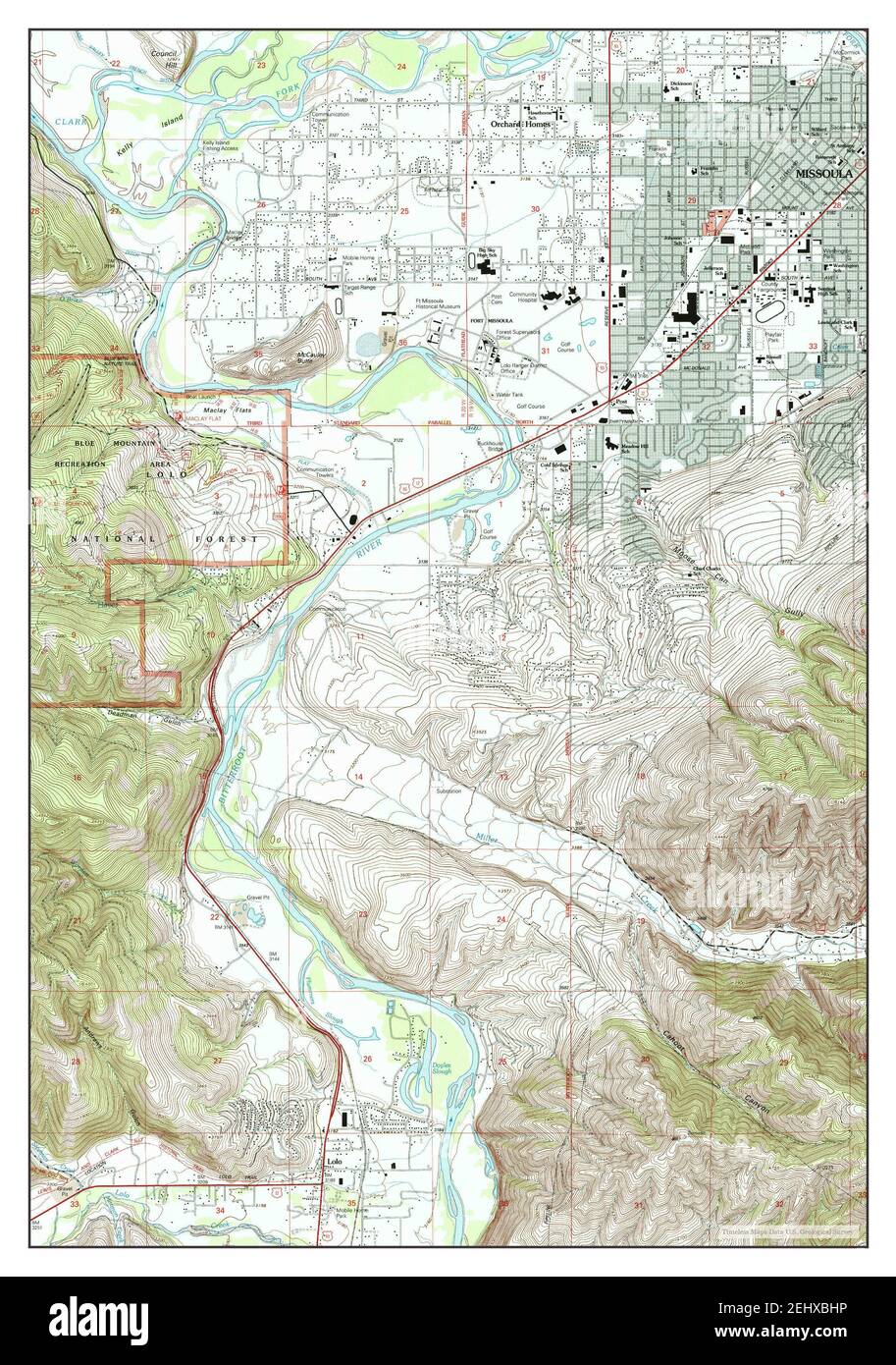 Map of u s southwest Cut Out Stock Images & Pictures - Alamy