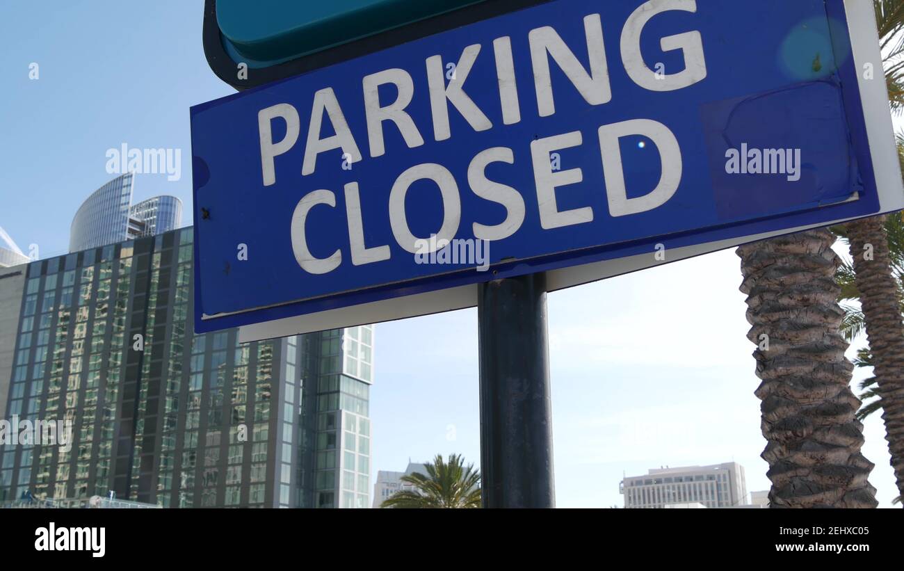 Parking lot sign as symbol of traffic difficulties and transportation ...