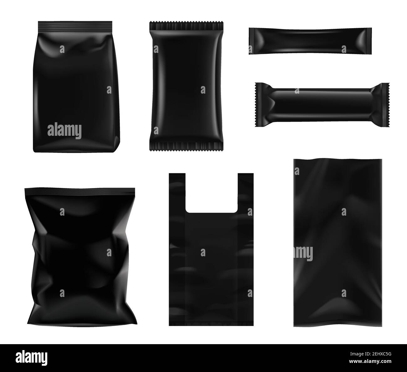 Food packaging containers container packets packet Stock Vector Images ...