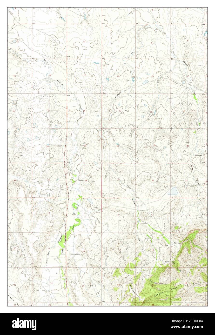 Map of coulee hi-res stock photography and images - Alamy