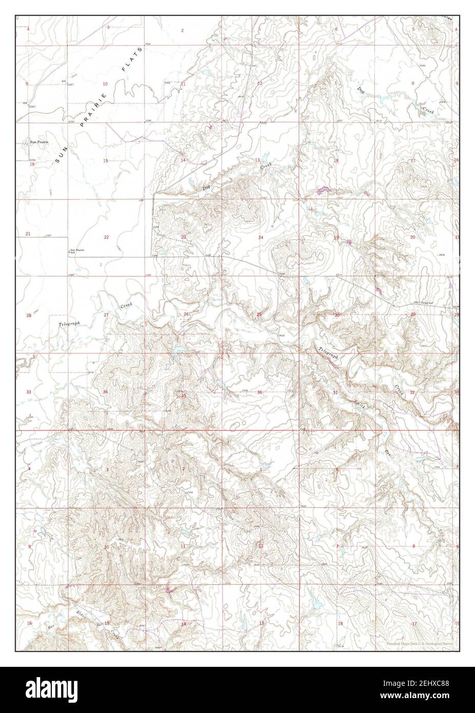 Sun prairie map hi-res stock photography and images - Alamy