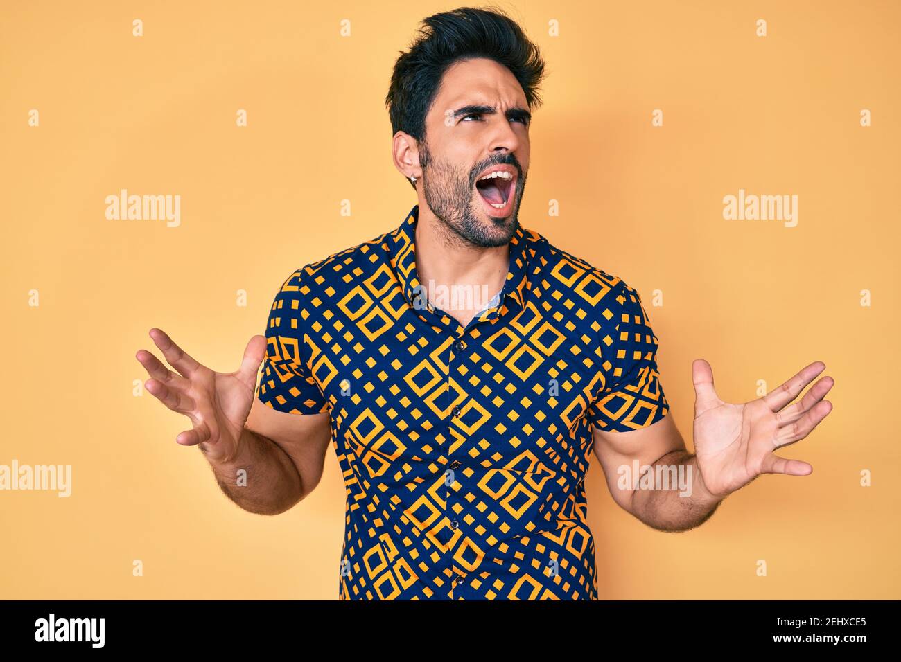 Crazy athletic hispanic adult male hi-res stock photography and images ...