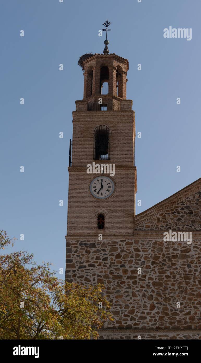 san juan bautista de urda parish, toledo, spain Stock Photo - Alamy