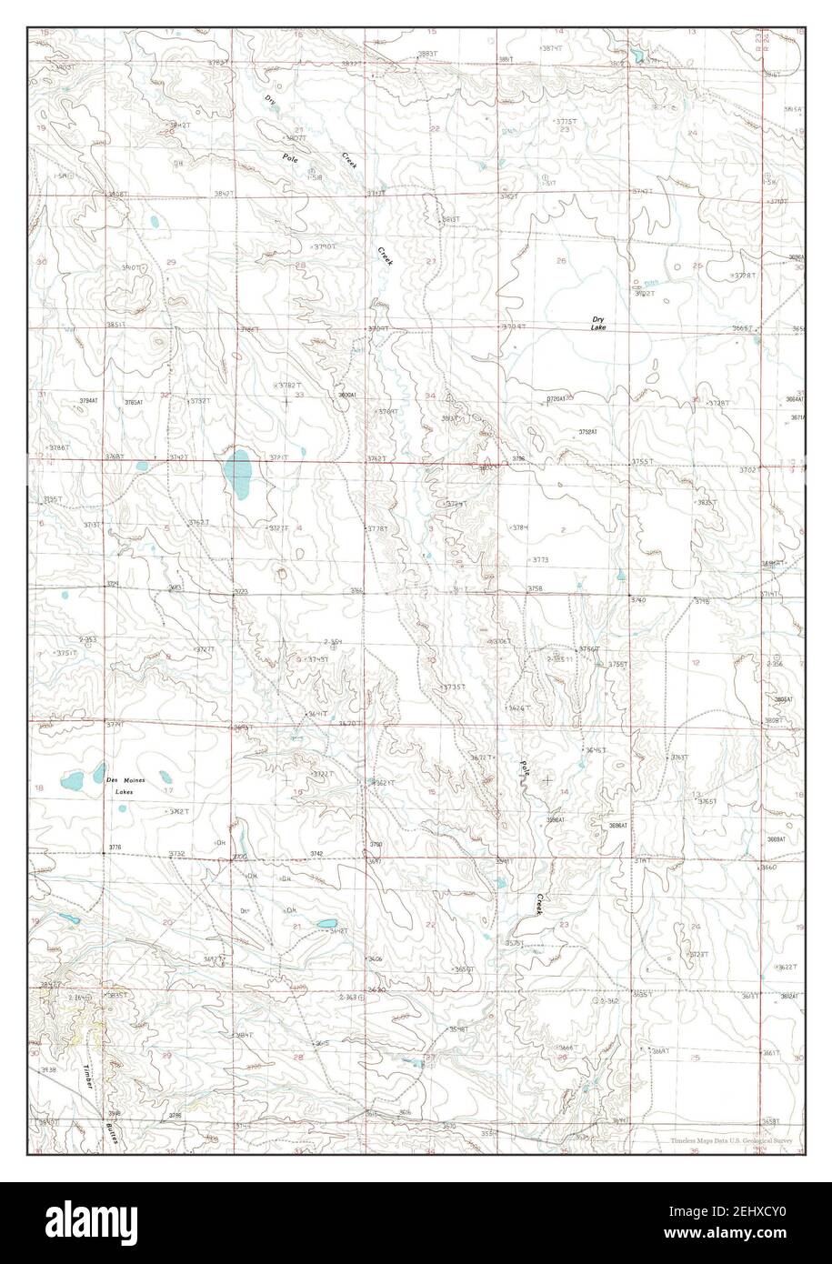 Timber Buttes North Montana Map 1986 124000 United States Of America By Timeless Maps Data