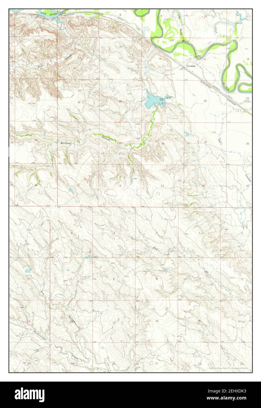 Vandalia, Montana, map 1969, 1:24000, United States of America by ...