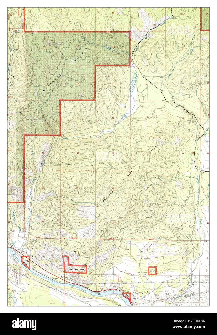 Weeksville, Montana, map 1999, 1:24000, United States of America by ...