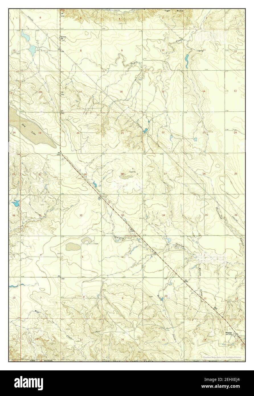 Wheeler, Montana, map 1958, 1:24000, United States of America by ...