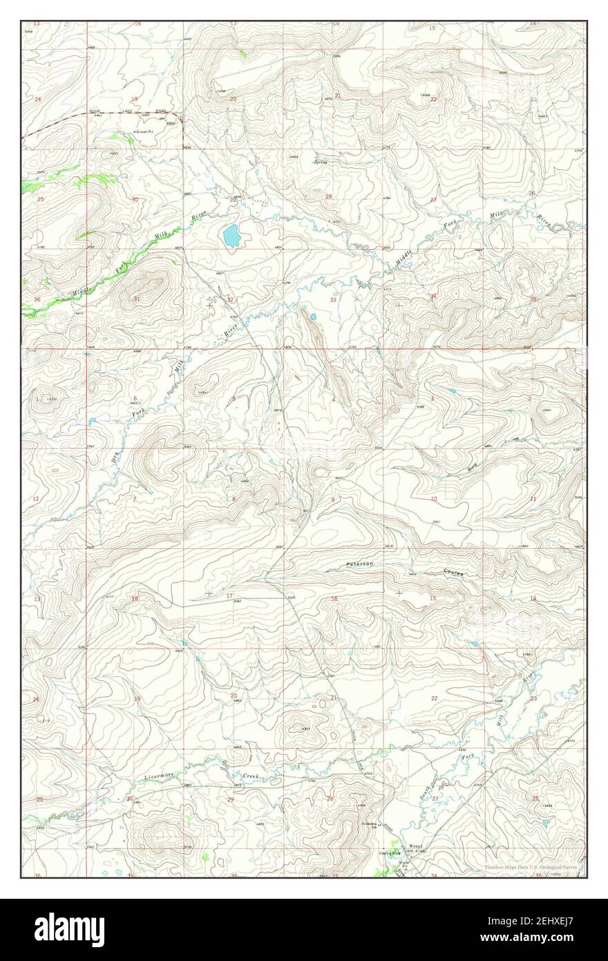 Wetzel, Montana, map 1968, 1:24000, United States of America by ...