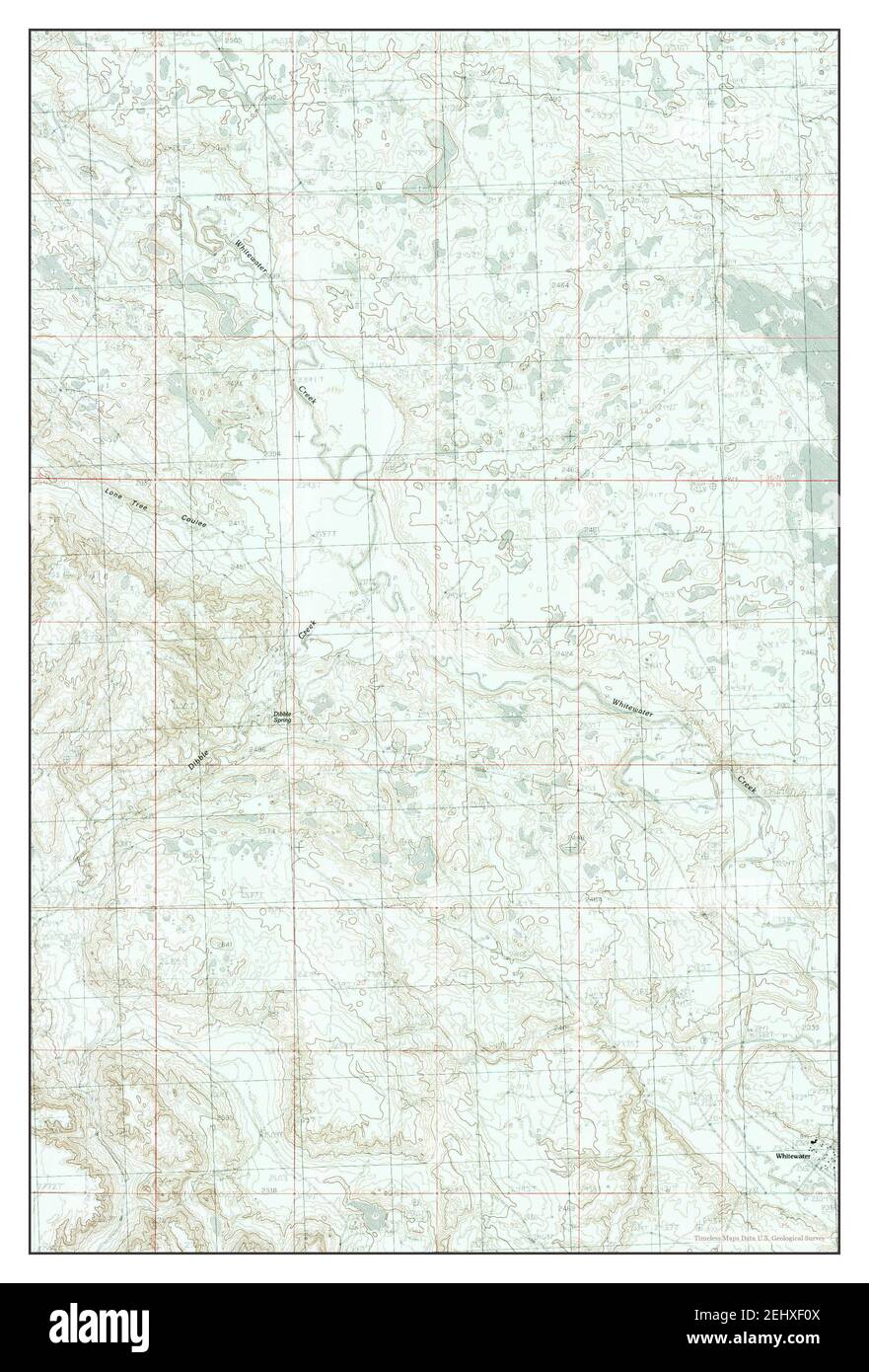 Map of whitewater montana Cut Out Stock Images & Pictures - Alamy