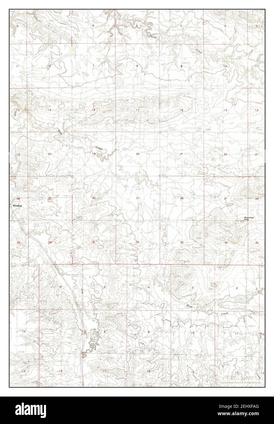 Map of winifred montana Cut Out Stock Images & Pictures - Alamy