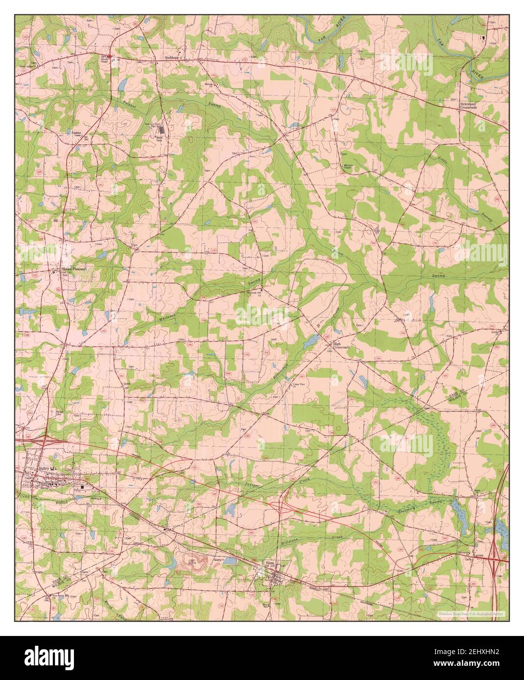 Bailey, North Carolina, map 1978, 1:24000, United States of America by ...