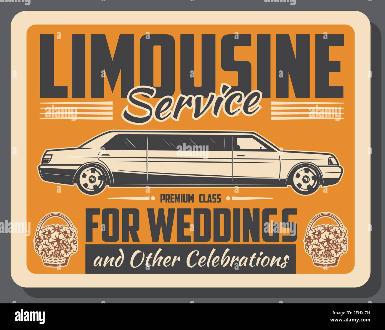Limousine posh car Stock Vector Images - Alamy