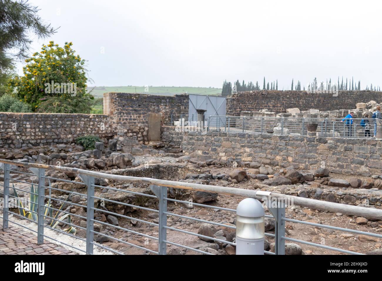 SEA OF GALILEE, Israel - FEB 15TH:Capharnaum the Town of Jesus. Israel ...