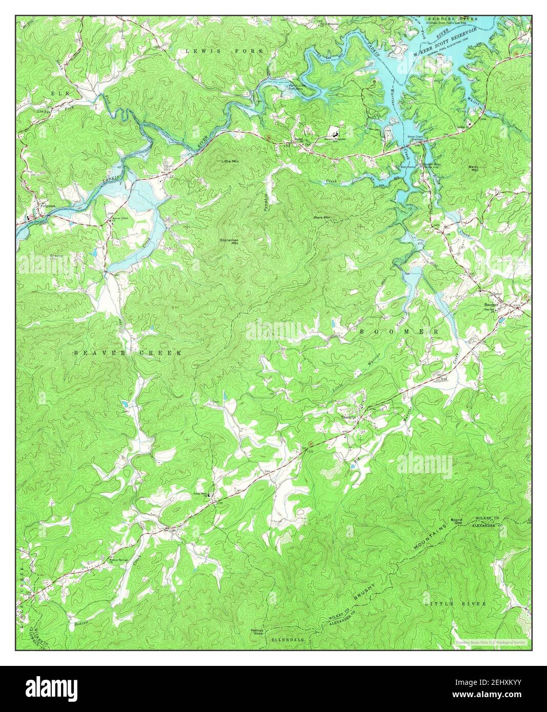 Boomer, North Carolina, map 1966, 1:24000, United States of America by ...
