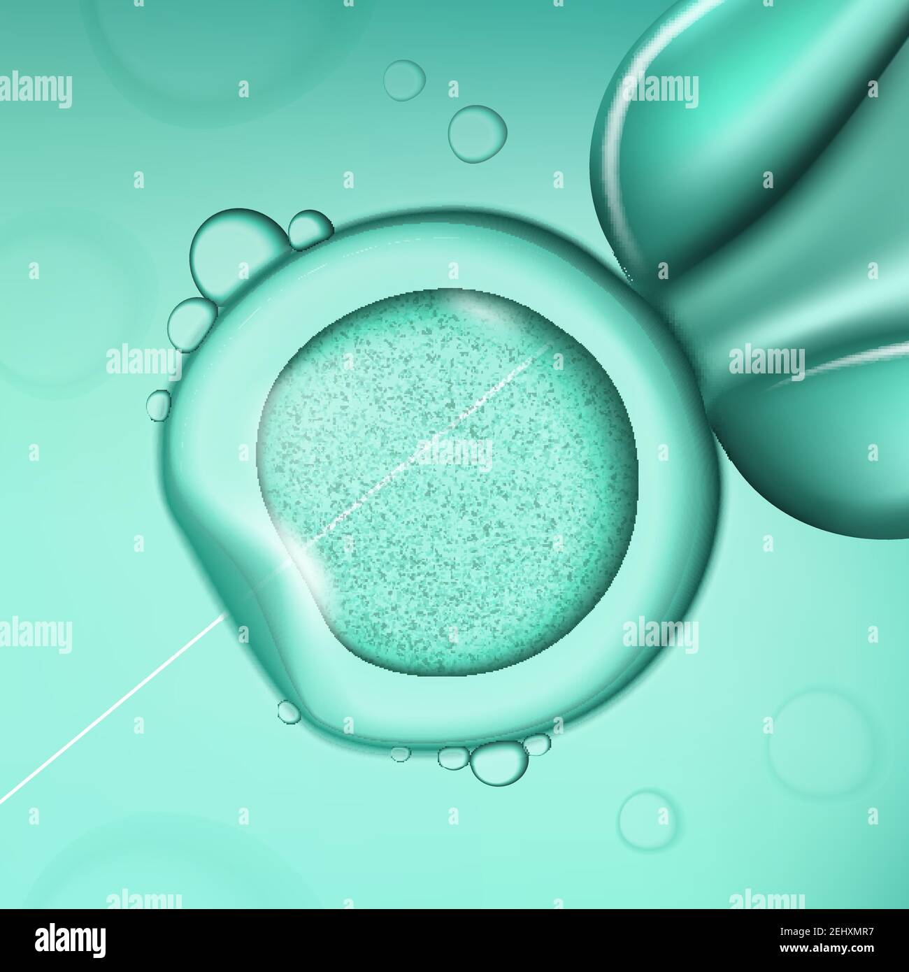 Cell microsurgery with microbiology technologies. Vector medical ...