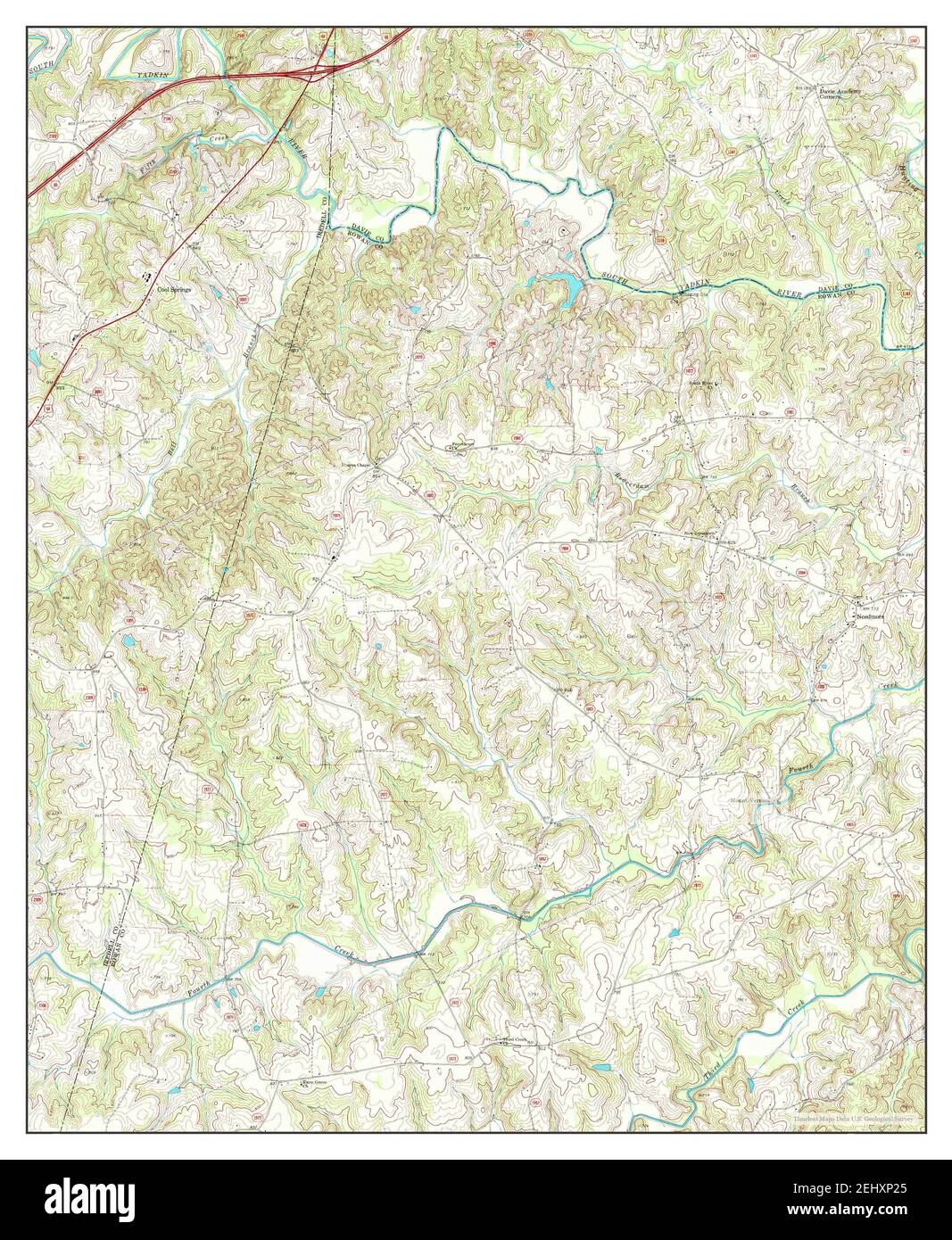 Cool Springs, North Carolina, map 1969, 1:24000, United States of ...