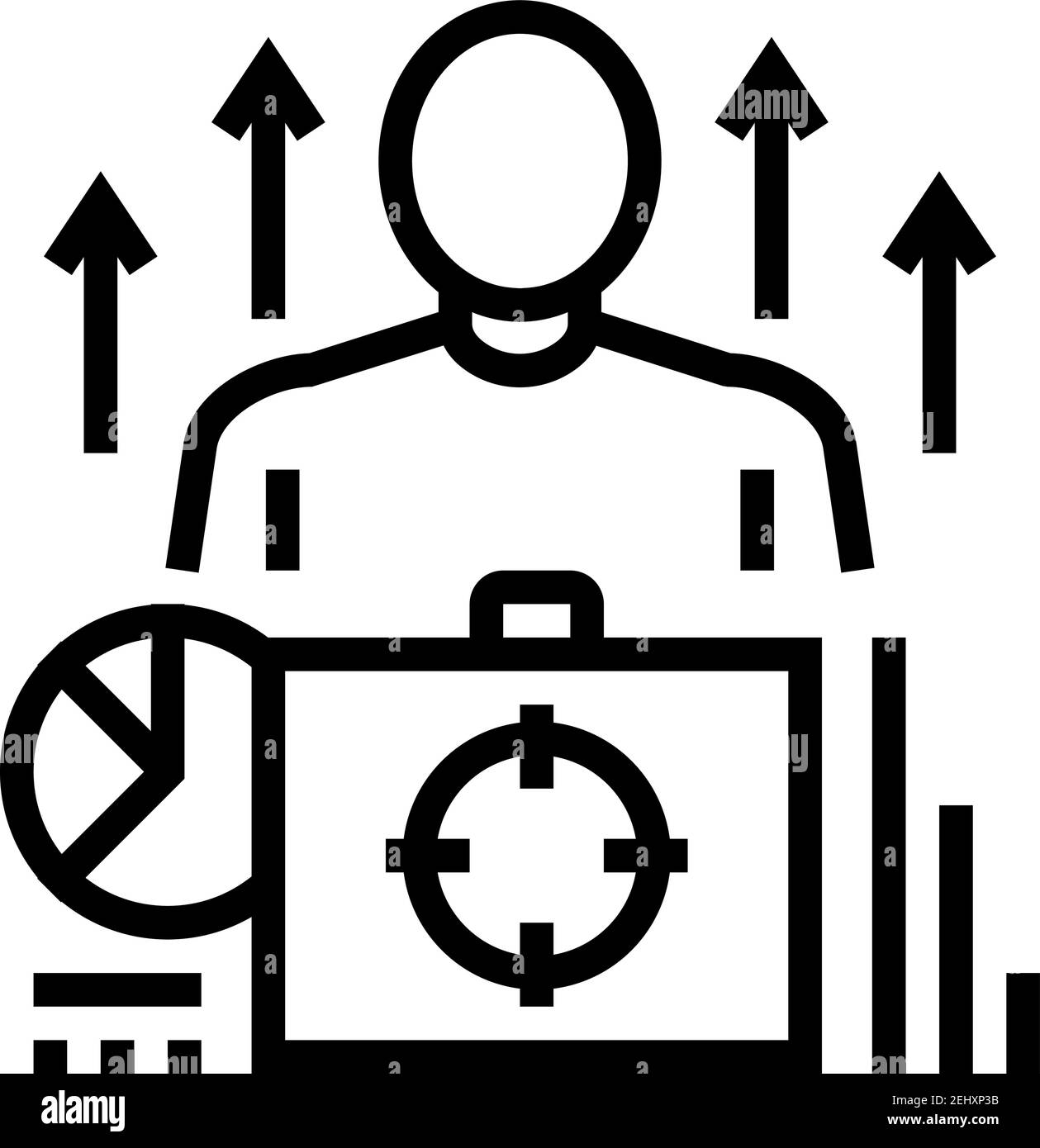 business expert line icon vector illustration Stock Vector Image & Art ...