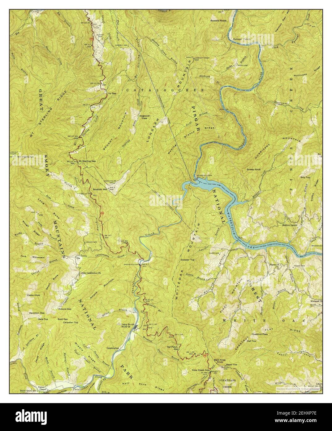 Map of north cove hi-res stock photography and images - Alamy