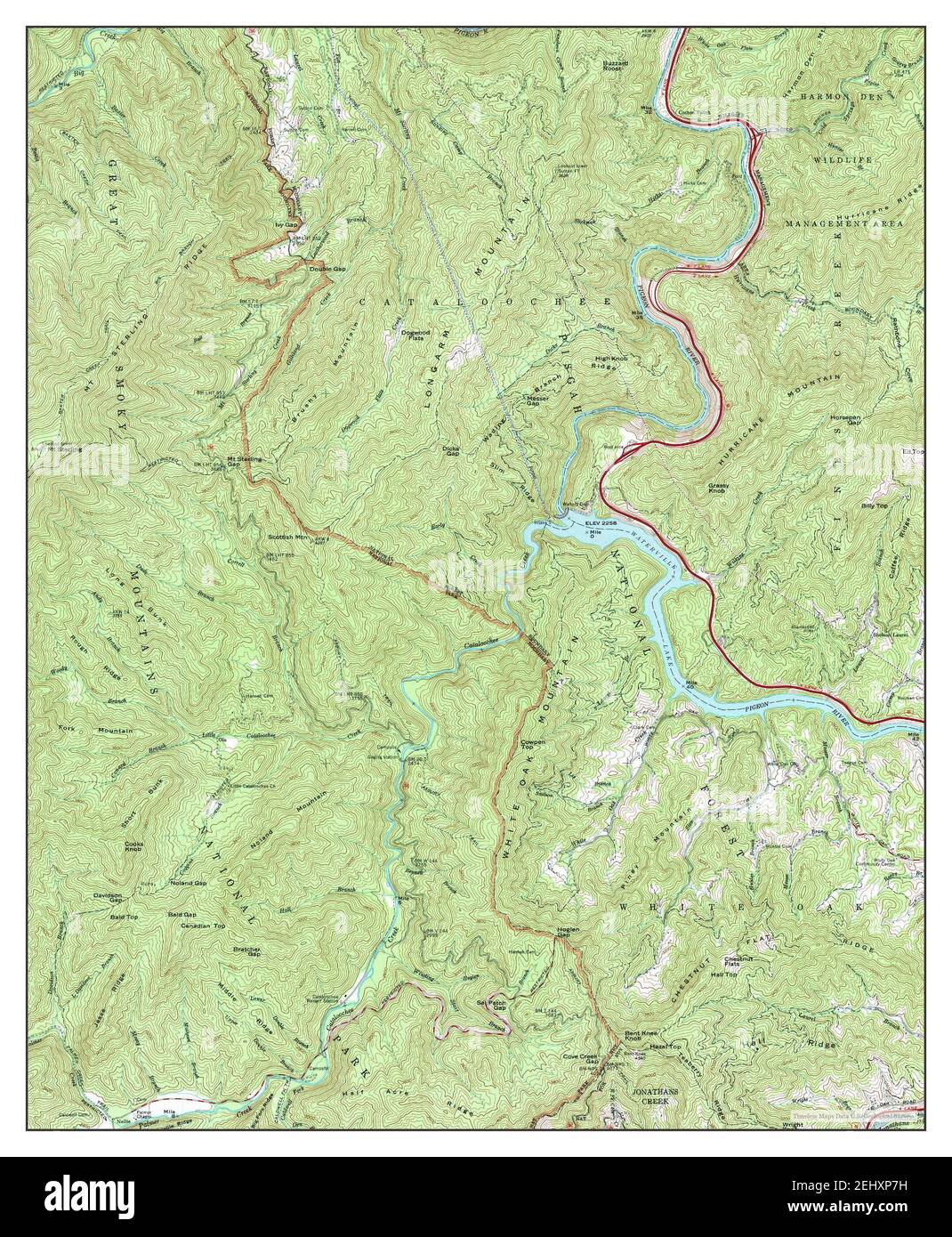 Map of north cove hi-res stock photography and images - Alamy