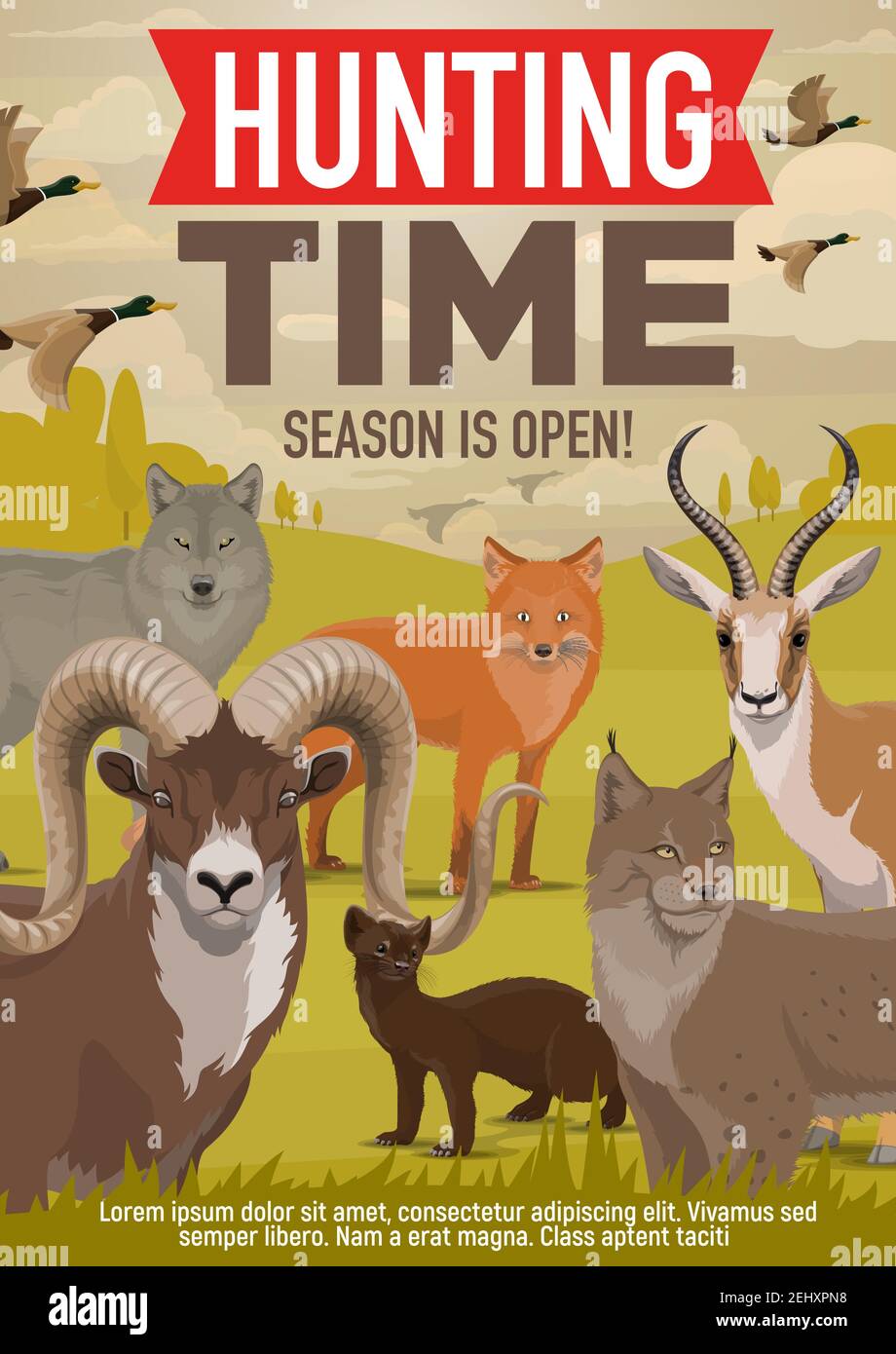 Hunting mink Stock Vector Images - Alamy