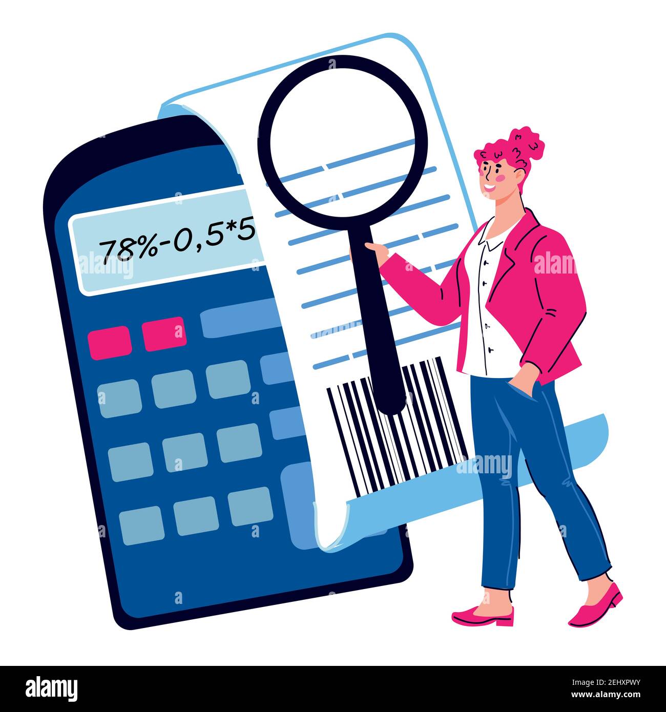 Accountant Caricature