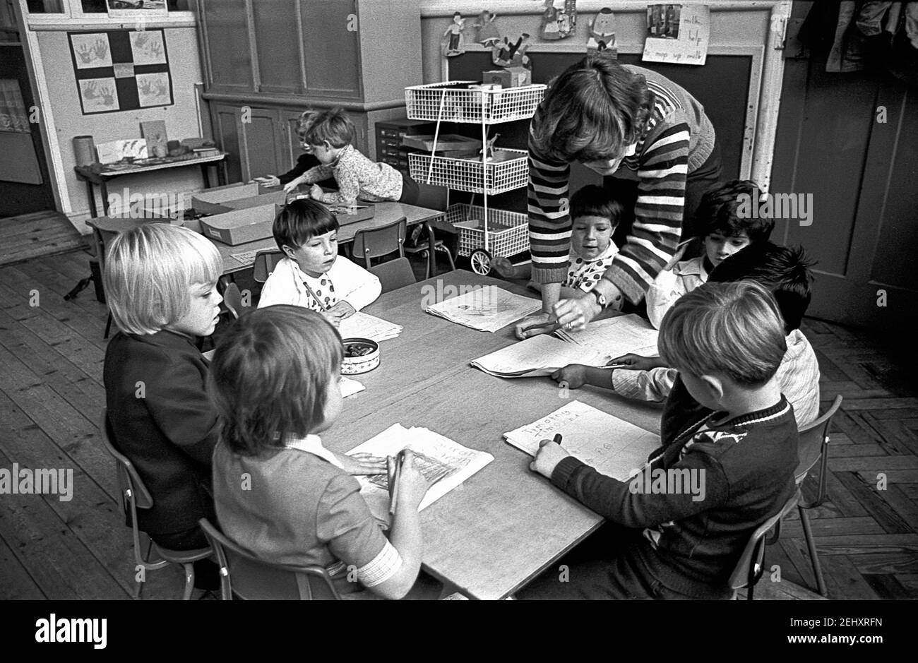 Infant School Reception Class Stock Photo - Alamy