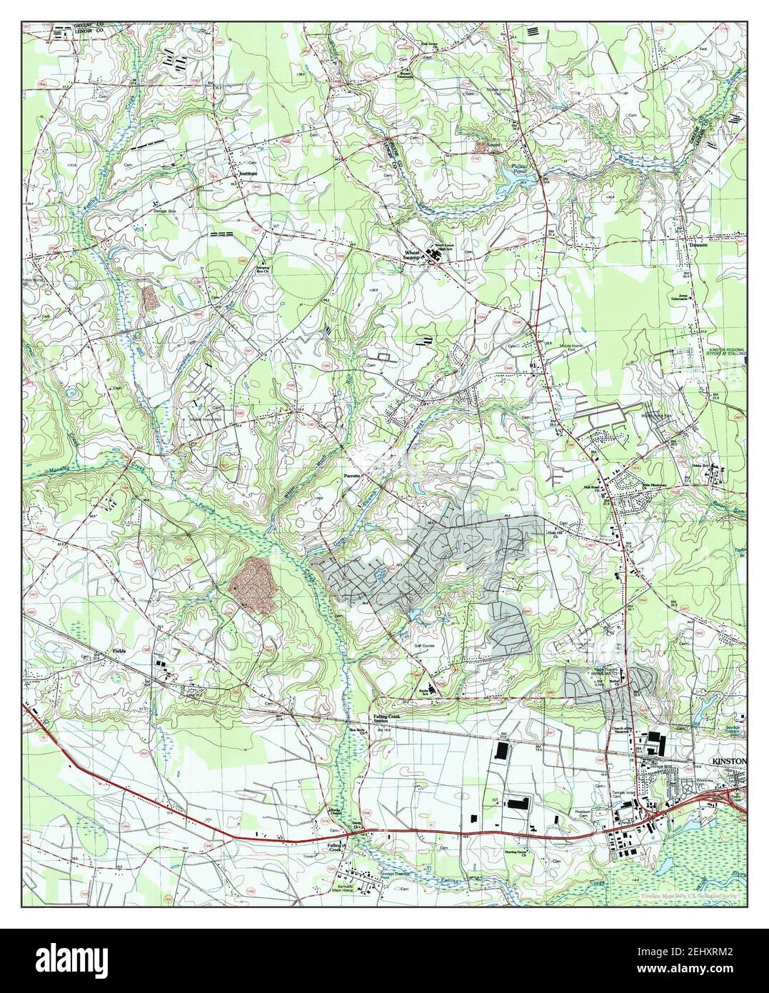 Falling Creek, North Carolina, map 1998, 1:24000, United States of ...