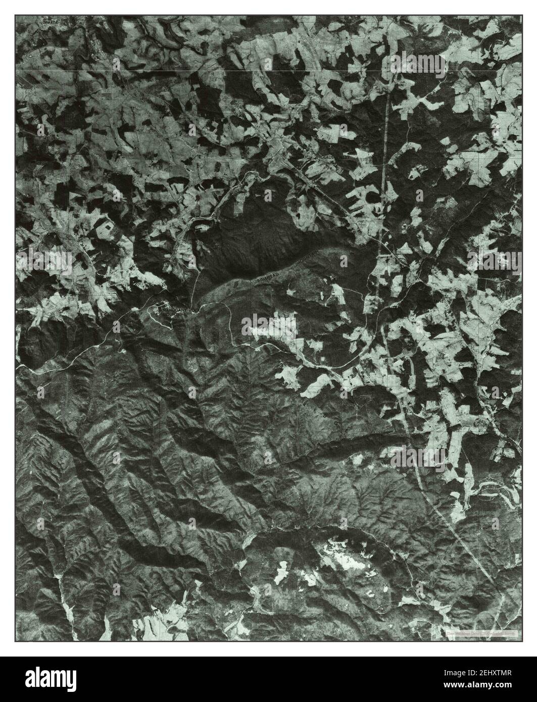 Glade Valley, North Carolina, map 1976, 1:24000, United States of ...