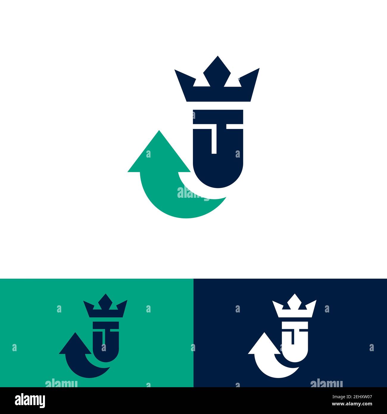 simple stylish the person of king logo design vector illustration Stock ...