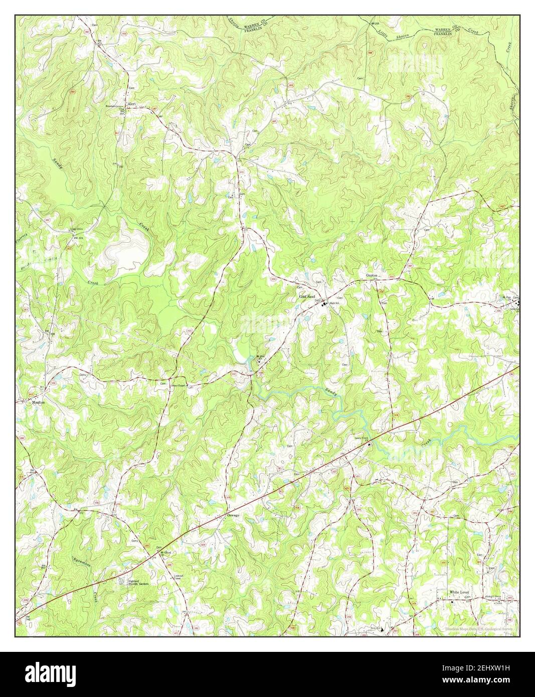 Gold Sand, North Carolina, map 1978, 1:24000, United States of America ...