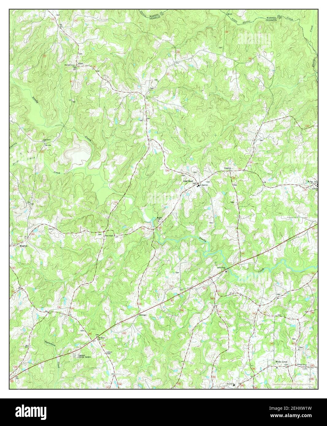 North carolina gold map hi-res stock photography and images - Alamy