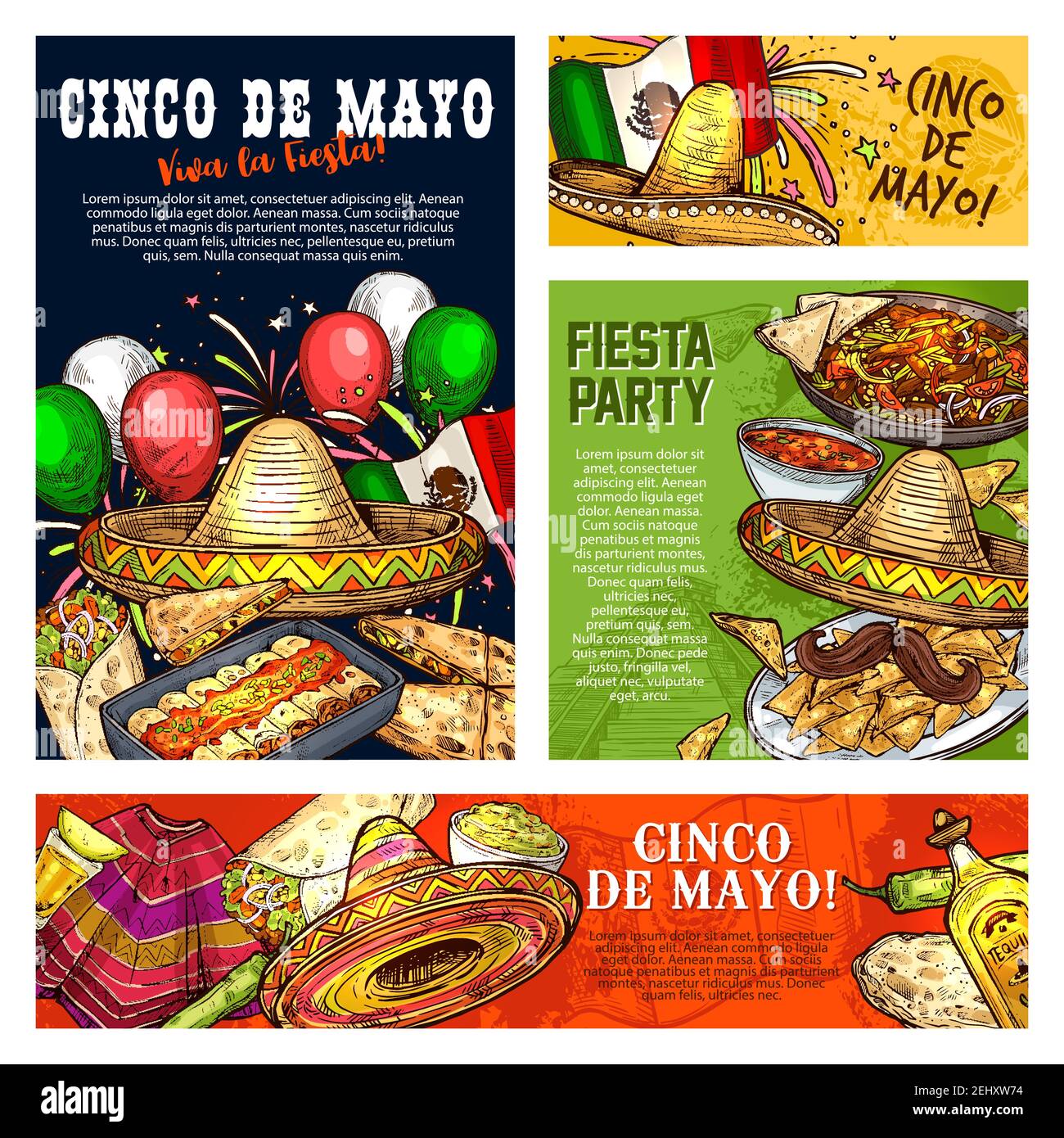 Tamales flag Stock Vector Images - Alamy