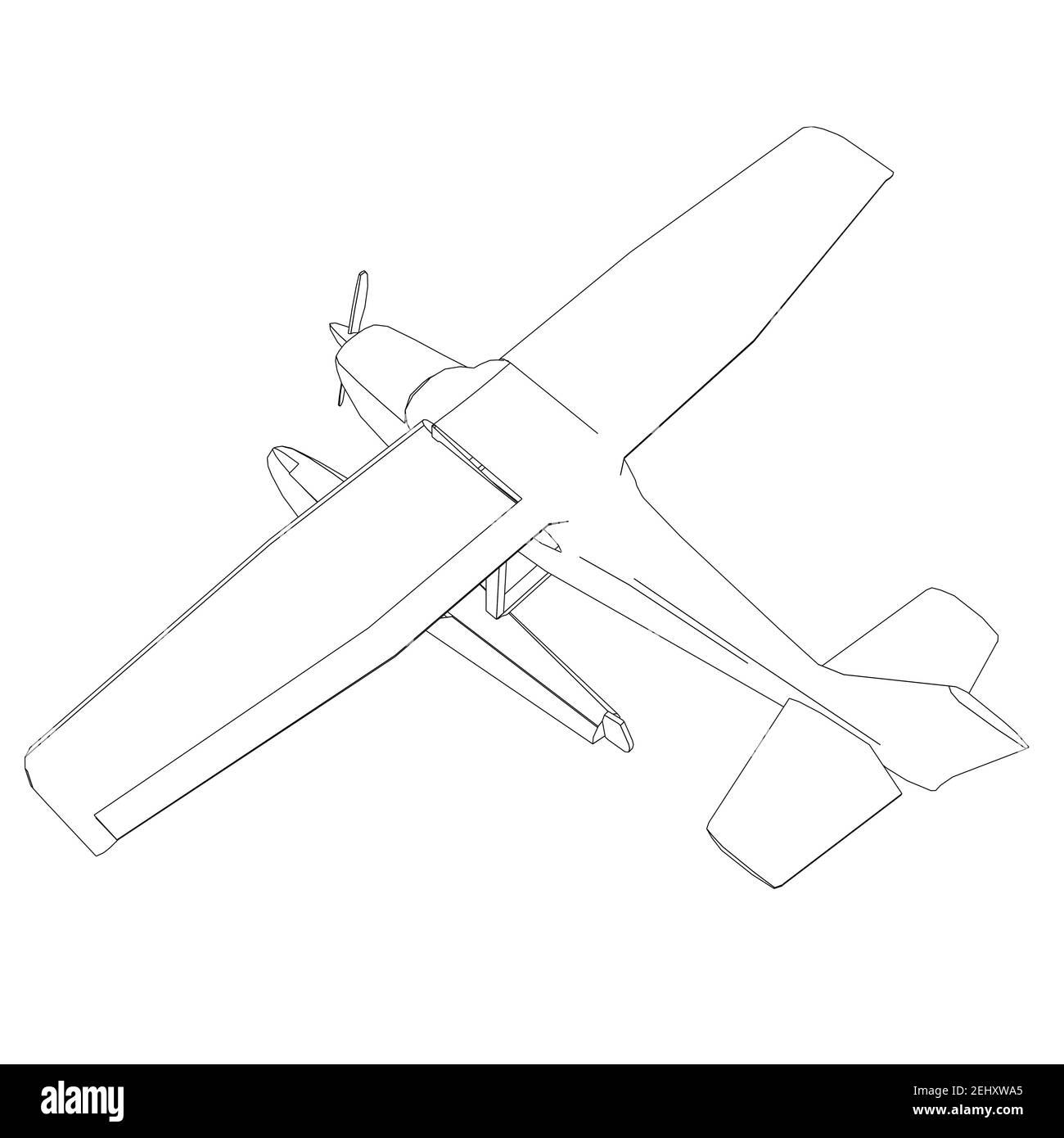 Airplane outline hi-res stock photography and images - Alamy