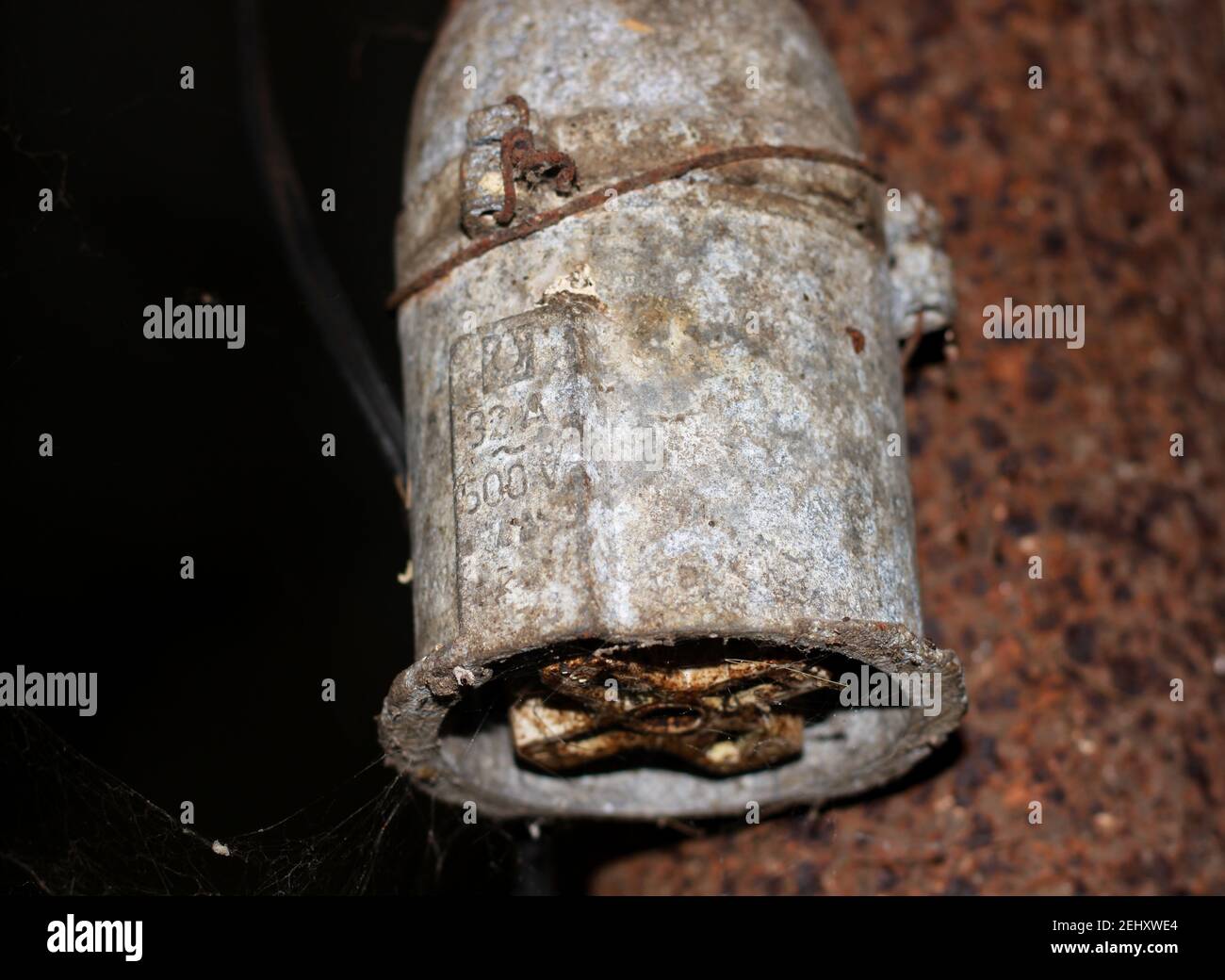 Plug socket rusty old metal hi-res stock photography and images - Alamy