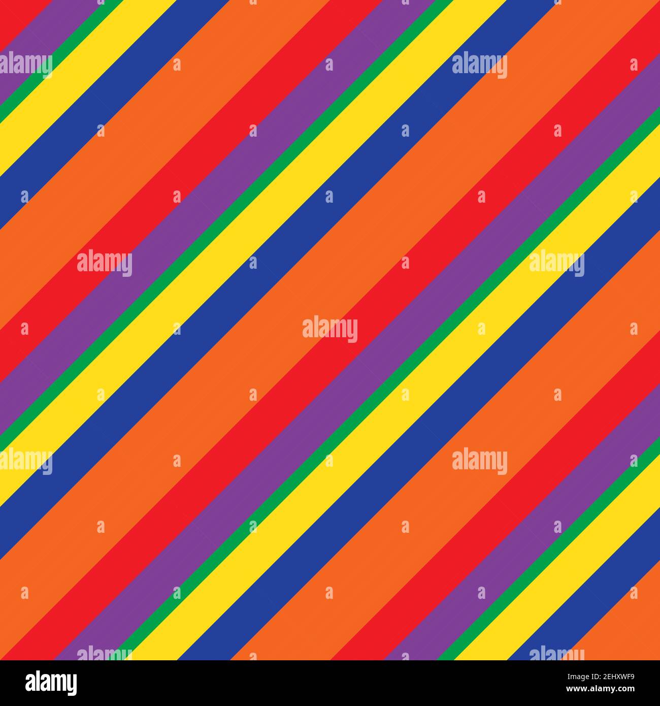 Rainbow diagonal striped seamless pattern background suitable for ...