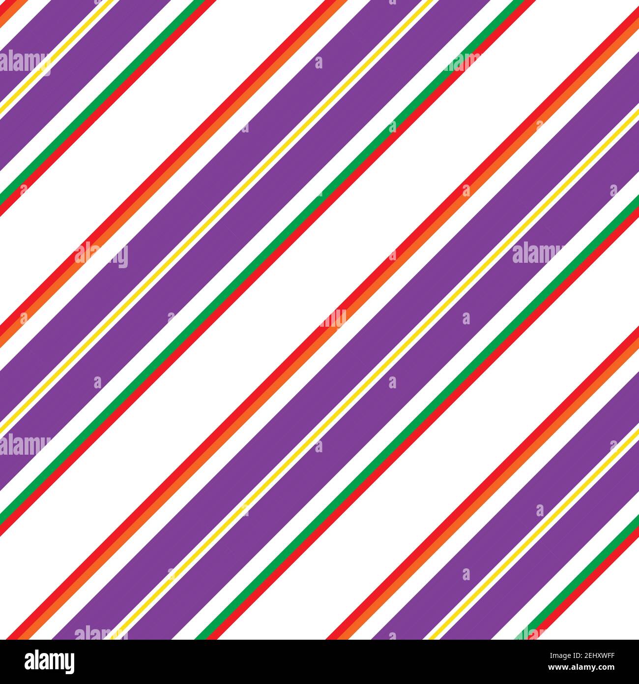 Rainbow diagonal striped seamless pattern background suitable for ...
