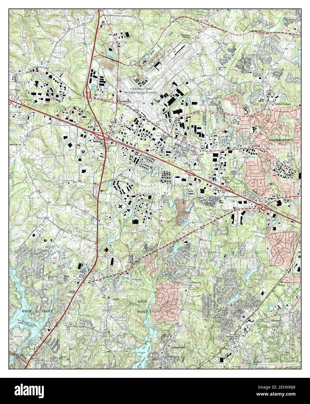 1997 north america map hi-res stock photography and images - Alamy