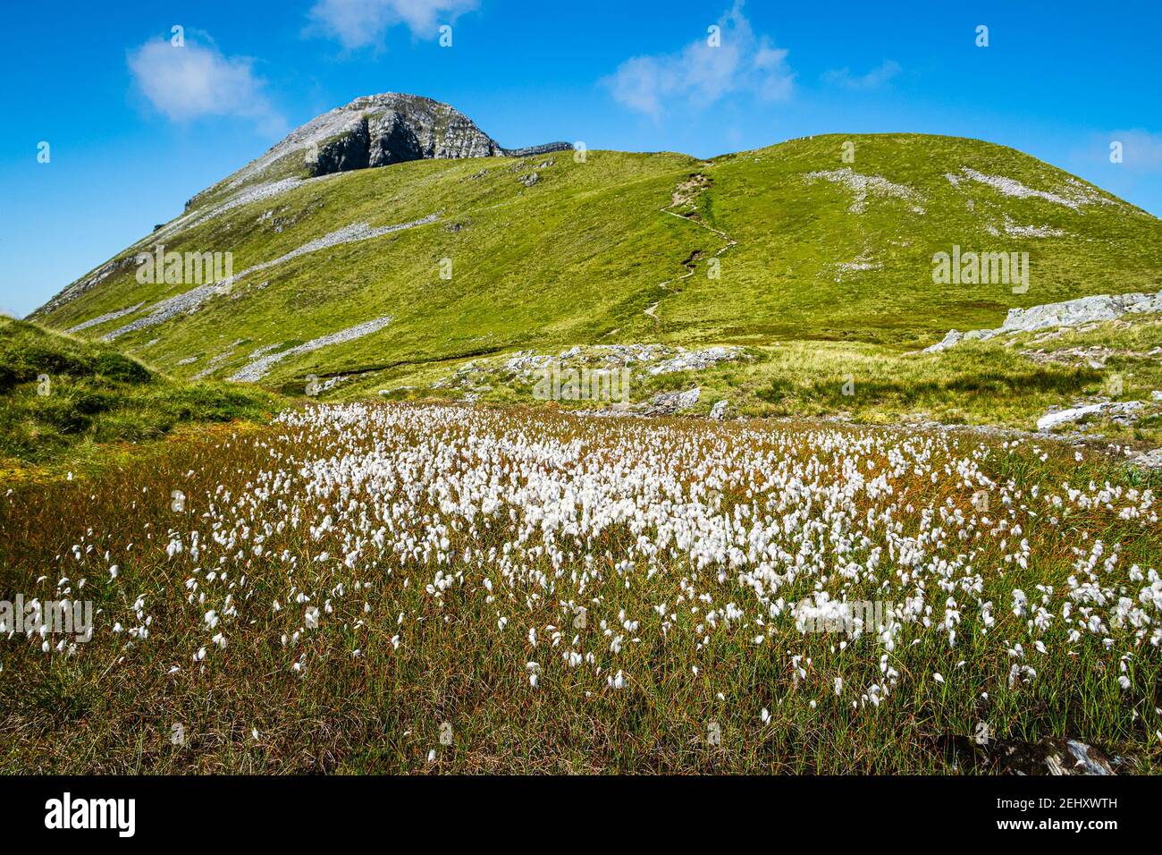 Beautiful Scottish Highlands landscape. View of the Mamores ridge in ...