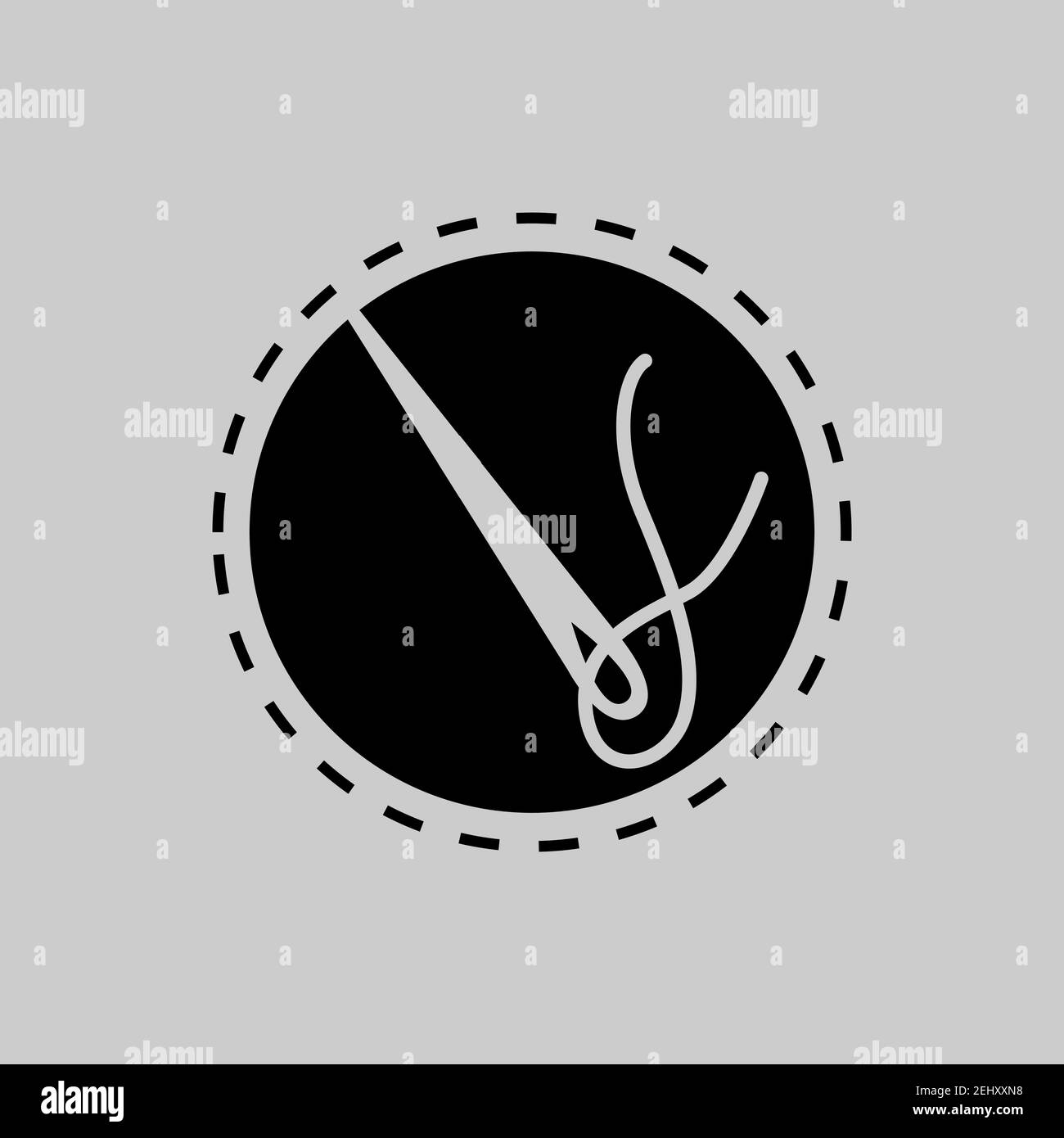 Stamp threads Stock Vector Images - Alamy