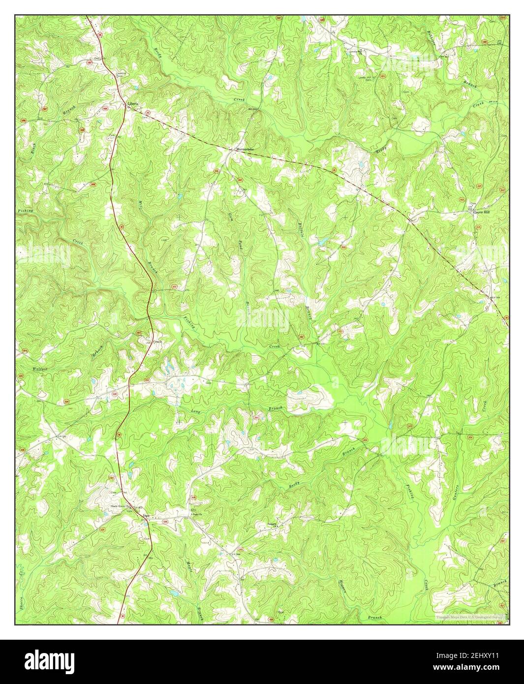 Inez, North Carolina, map 1971, 1:24000, United States of America by ...