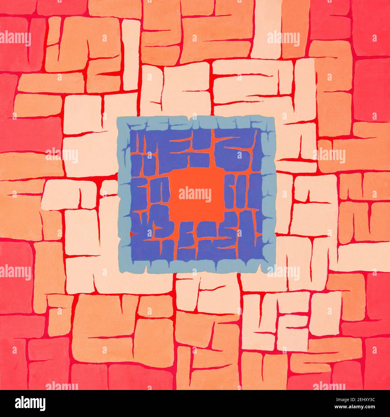 Abstract background with stone texture. Hand drawn illustration Stock ...