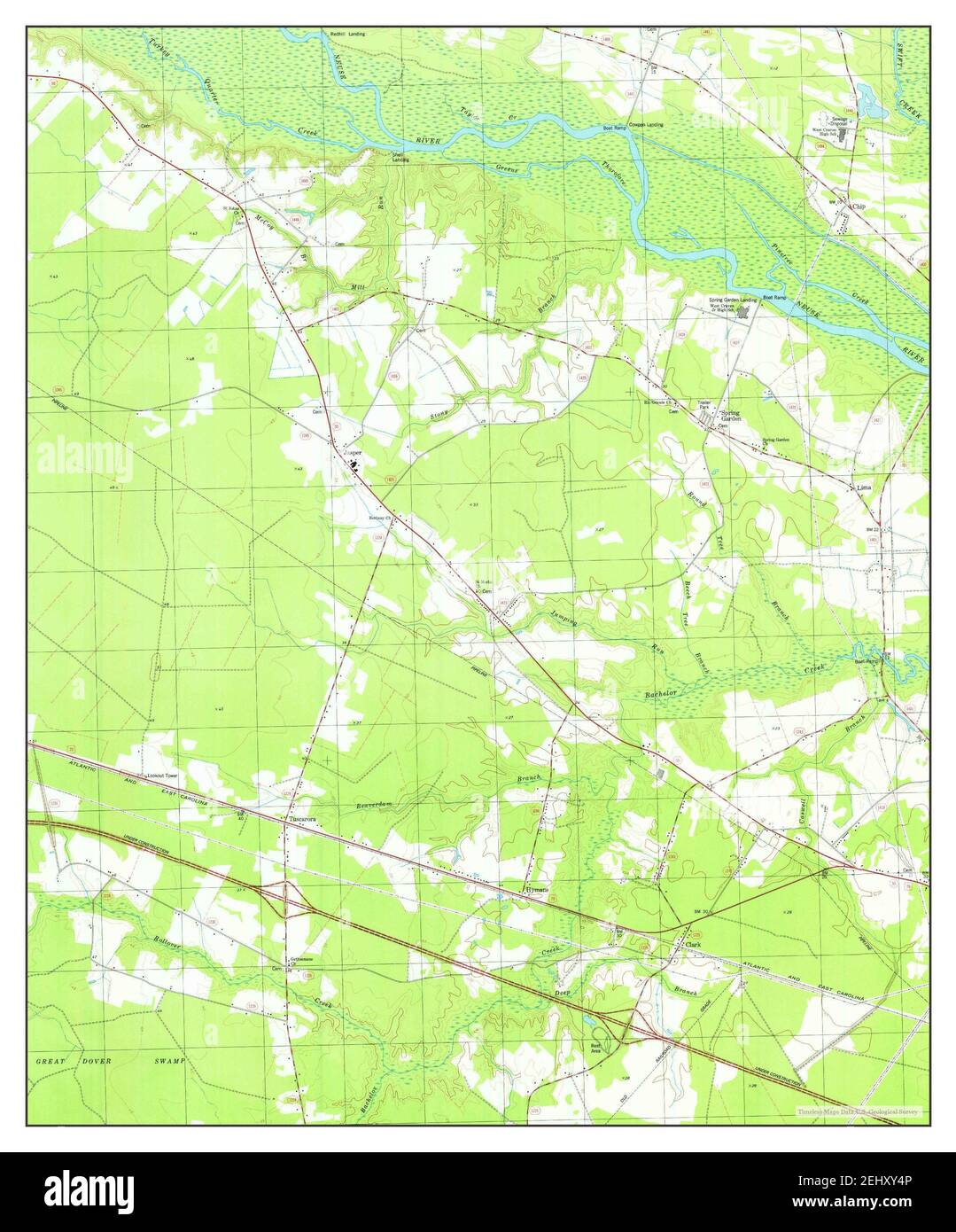 Jasper, North Carolina, map 1978, 1:24000, United States of America by ...