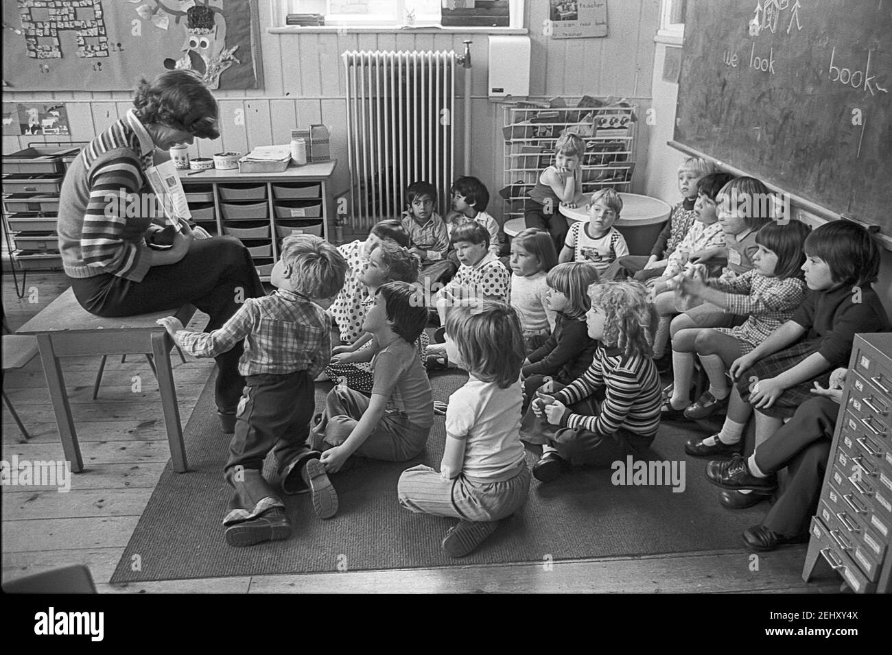 Infant School Reception Class Stock Photo - Alamy