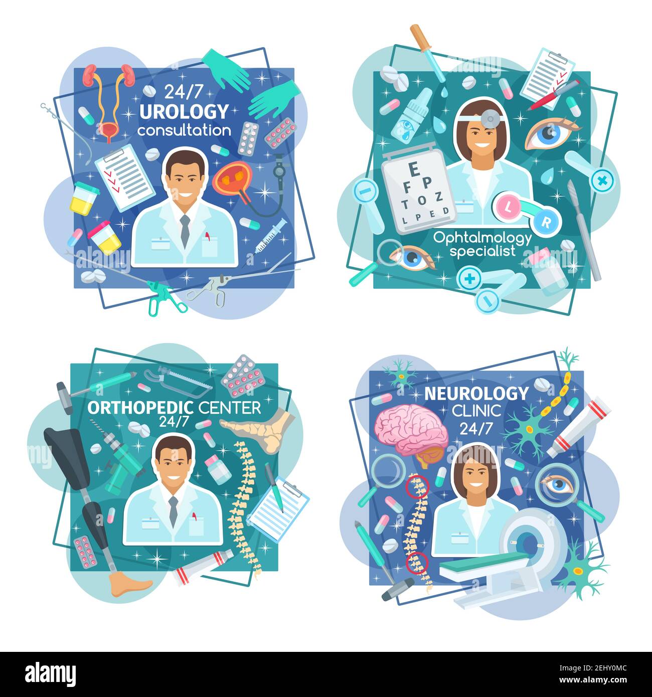 Ophthalmologist item Stock Vector Images - Alamy