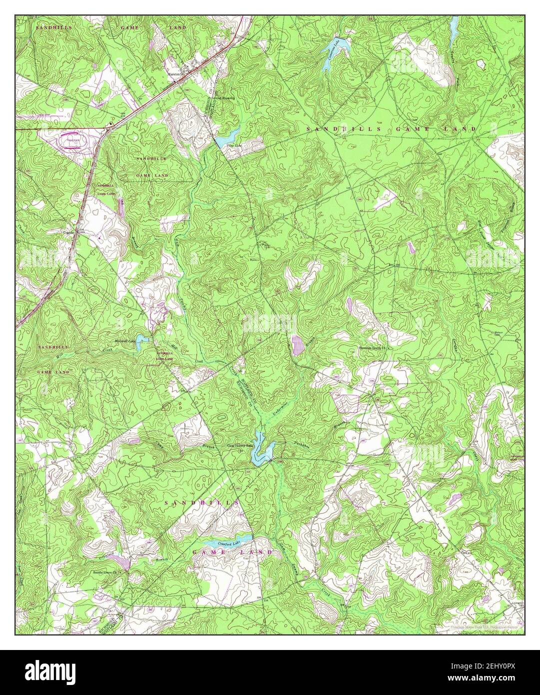 Marston, North Carolina, map 1949, 1:24000, United States of America by ...